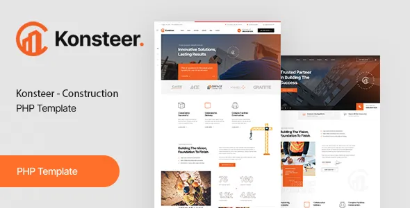 Konsteer - Construction Best PHP Template